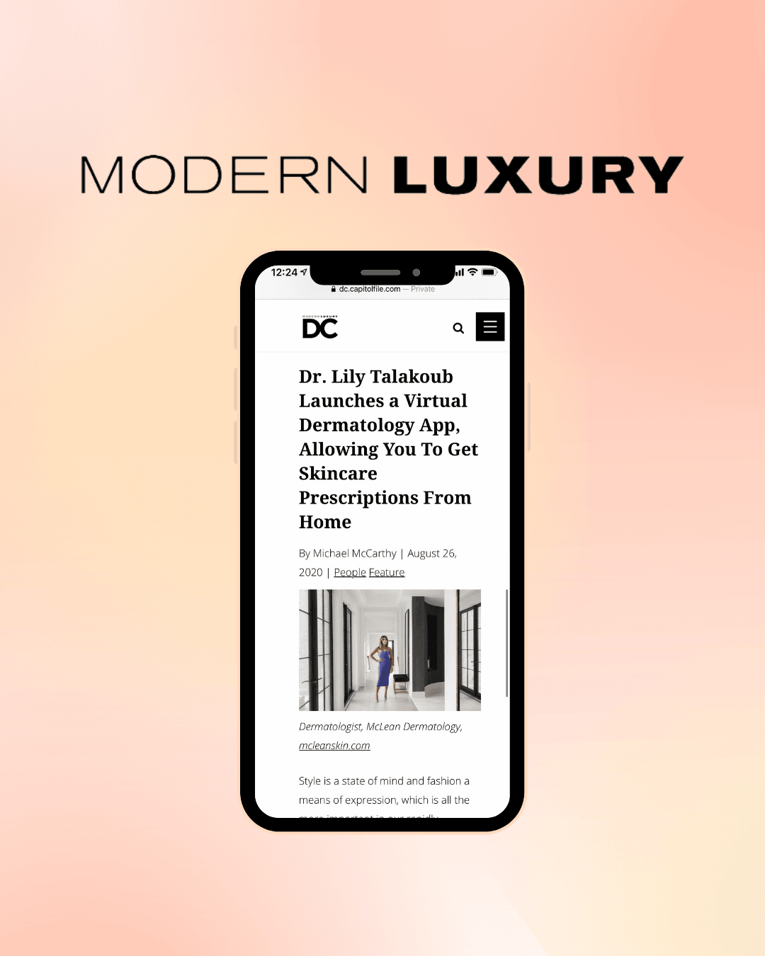 Dr. Lily Talakoub Launches a Virtual Dermatology App, Allowing You To ...